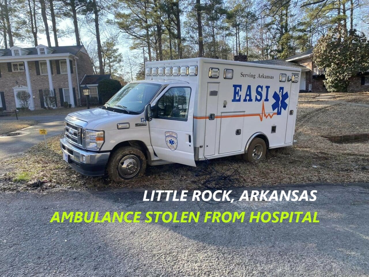 2/12/23 Little Rock, AR - Emergency Ambulance Services Had Ambulance ...