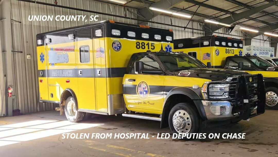 12/29/23 Union County, SC - Ambulance In Parking Lot Of Union Medical ...